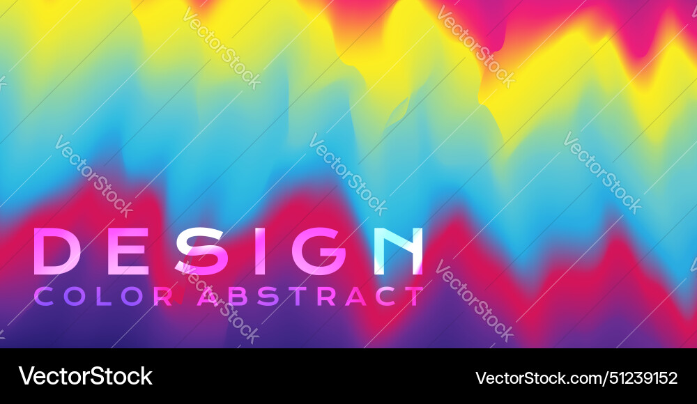 Colorful abstract background in paint acrylic Vector Image
