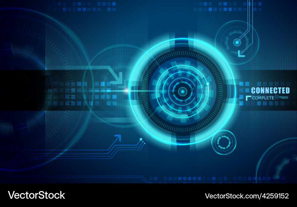 Connected Royalty Free Vector Image - VectorStock