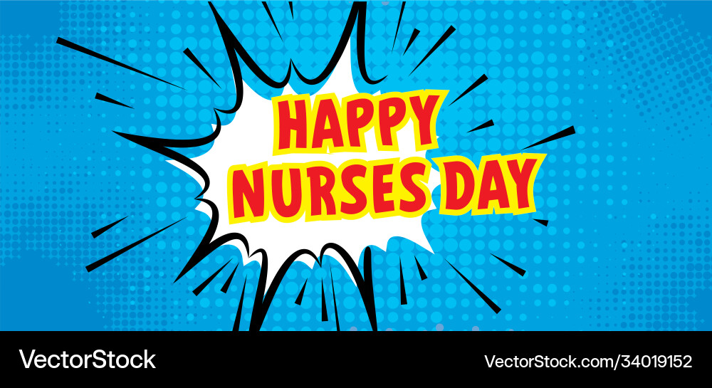 Happy nurses day thank you Royalty Free Vector Image