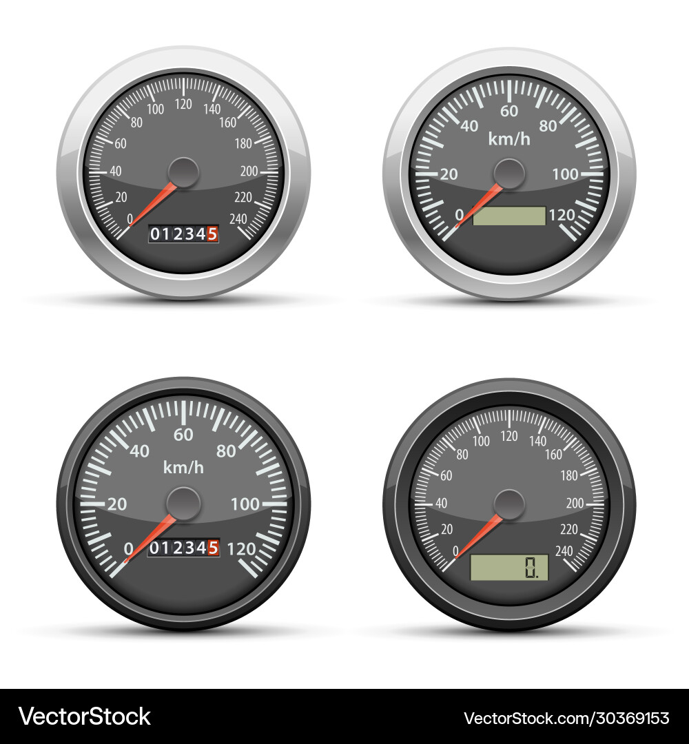 Speedometer Royalty Free Vector Image - VectorStock