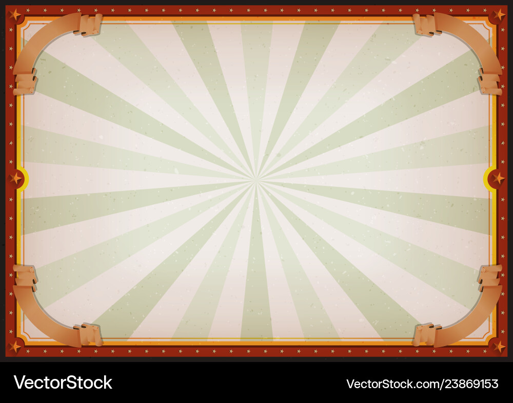Vintage Circus Background Royalty Free Vector Image
