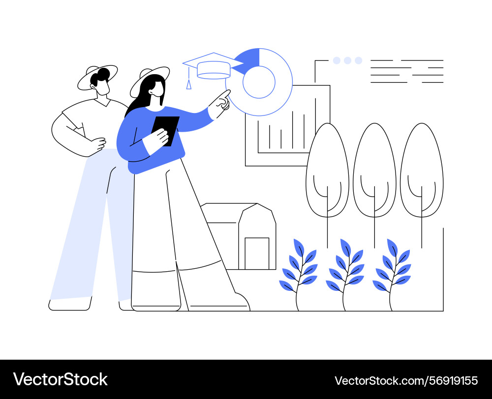 Horticulture isolated cartoon Royalty Free Vector Image