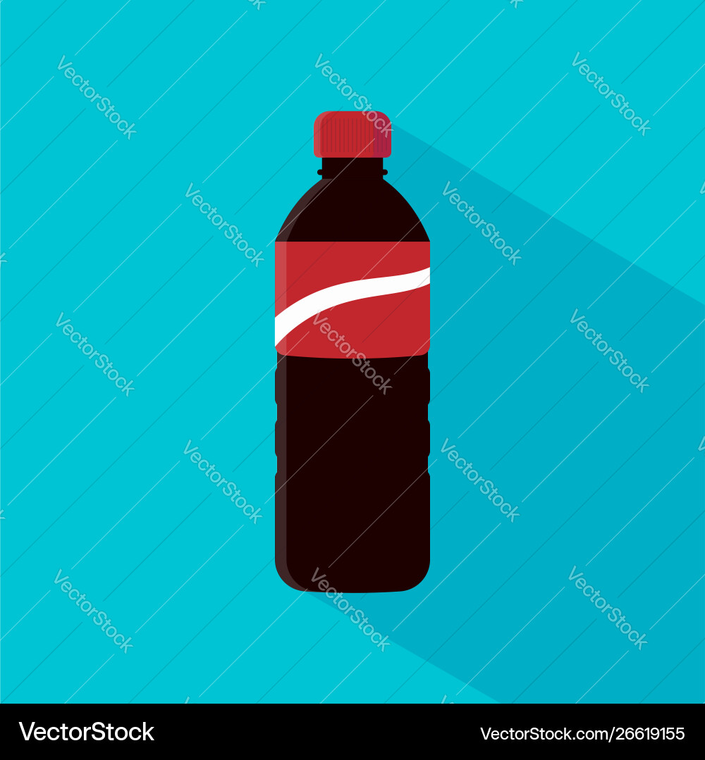 Refreshing Cola Bottle Royalty Free Vector Image