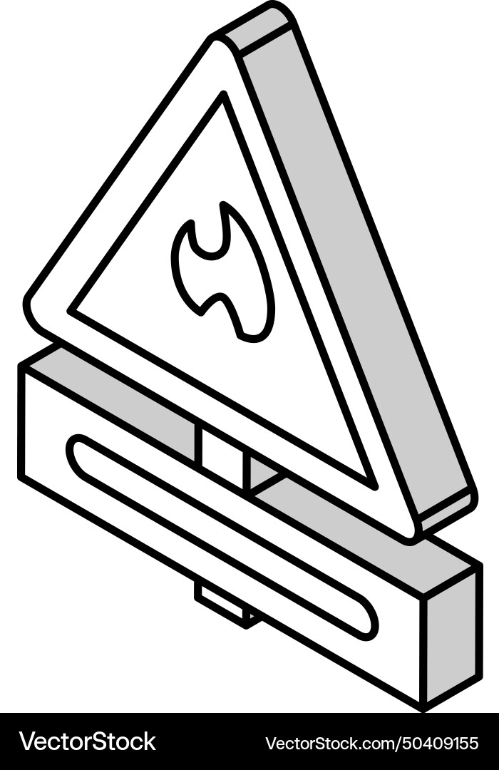 Safety gas service isometric icon Royalty Free Vector Image