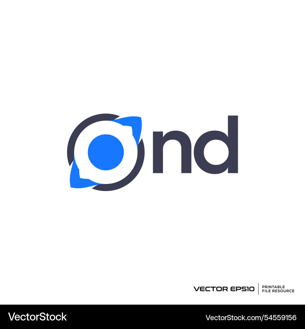 Orbit circle logo Royalty Free Vector Image - VectorStock