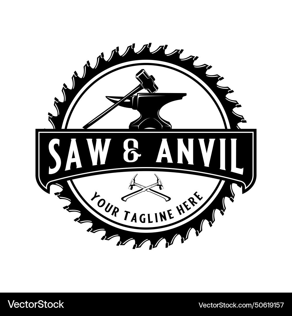 Blacksmith logo Royalty Free Vector Image - VectorStock