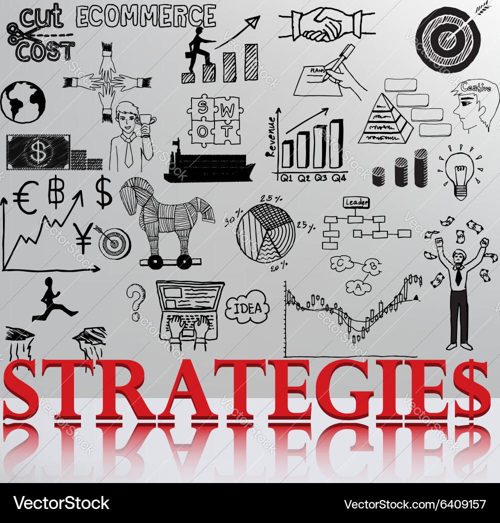 Business plan Royalty Free Vector Image - VectorStock