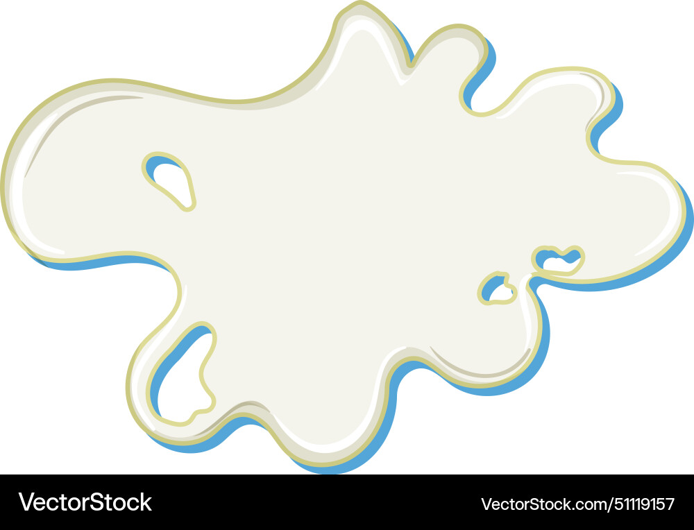 Dairy milk splash cartoon Royalty Free Vector Image