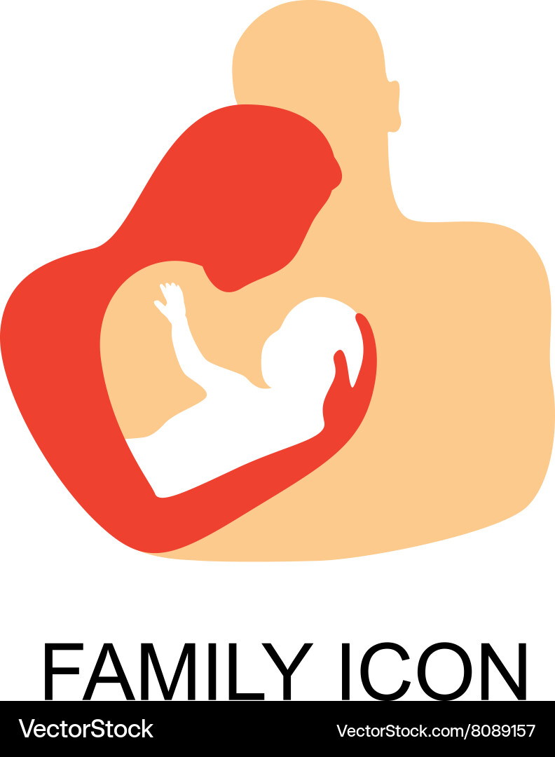 Family icon Royalty Free Vector Image - VectorStock