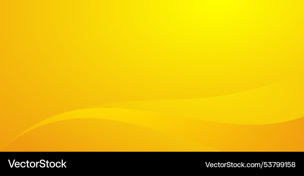 Abstract yellow color wave modern luxury soft Vector Image