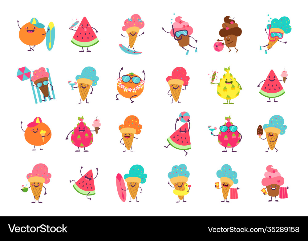 Ice Cream Character Vector Images (over 25,000)