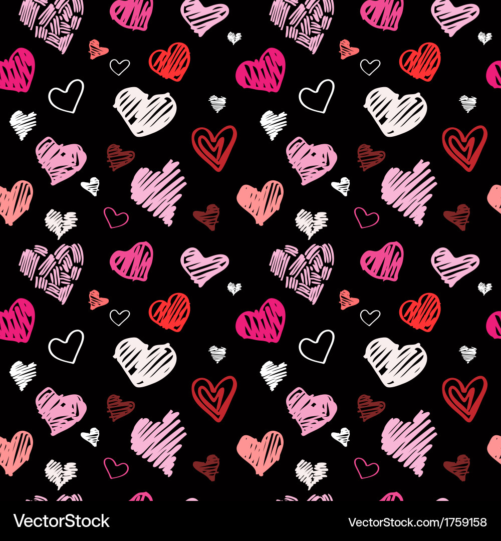 Heart pattern Royalty Free Vector Image - VectorStock
