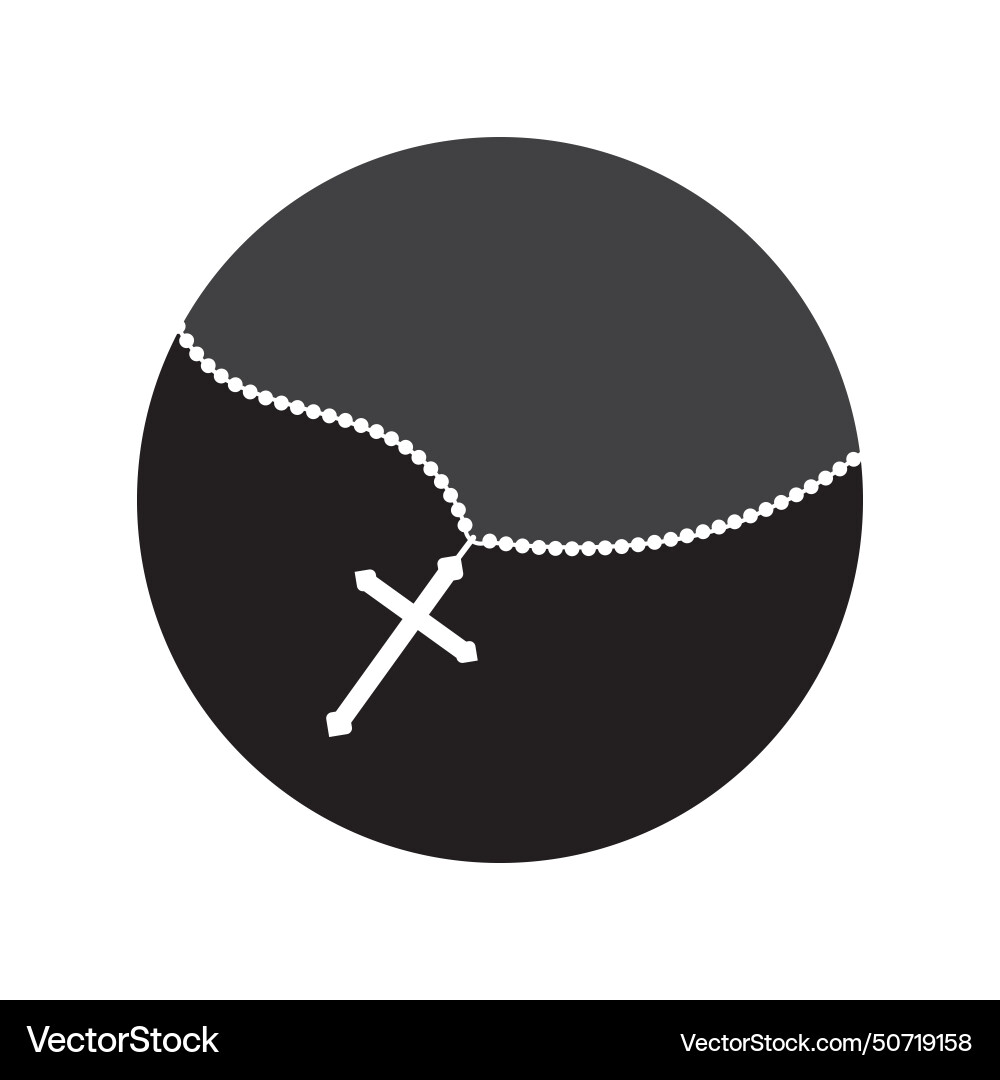 Rosary icon Royalty Free Vector Image - VectorStock