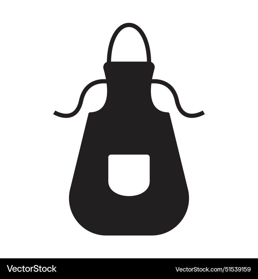 Apron symbol icon Royalty Free Vector Image - VectorStock