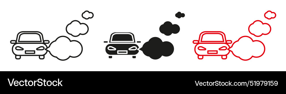 Car breakdown icon showing vehicle malfunctions Vector Image