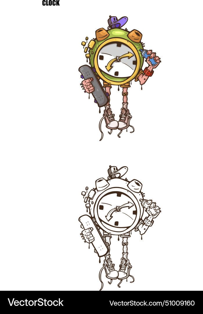 Clock Royalty Free Vector Image - VectorStock