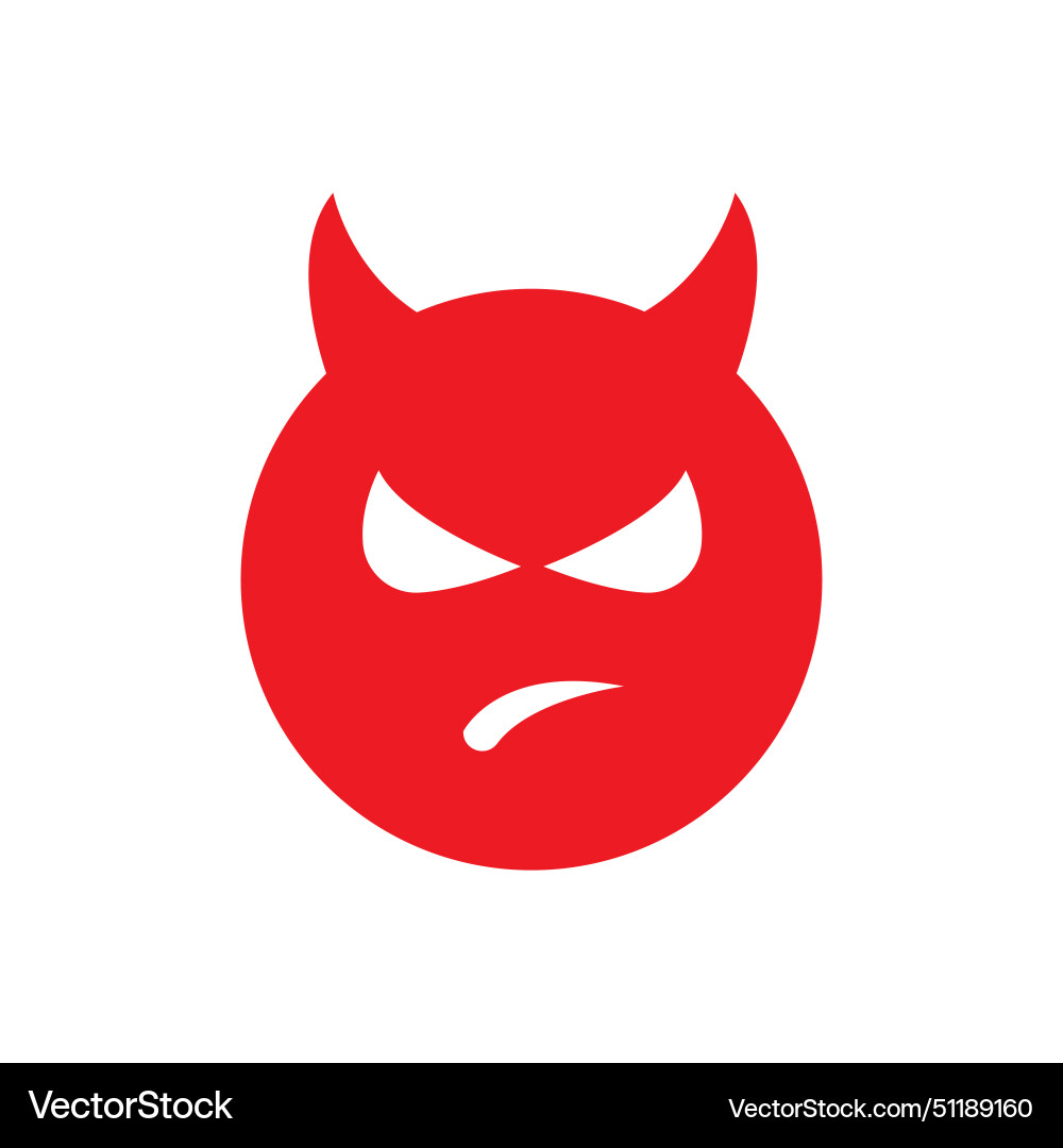 Devil logo Royalty Free Vector Image - VectorStock