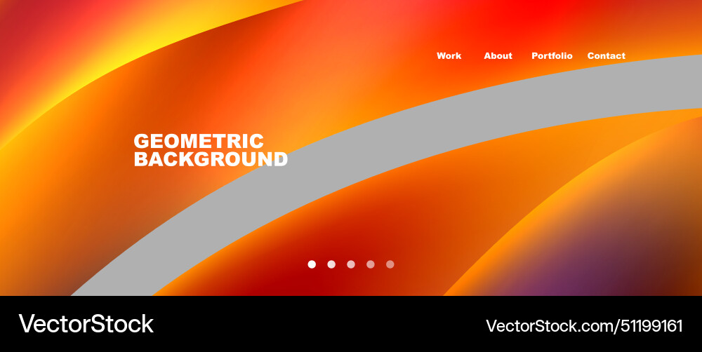 Amber circle logo on peach tint background with Vector Image