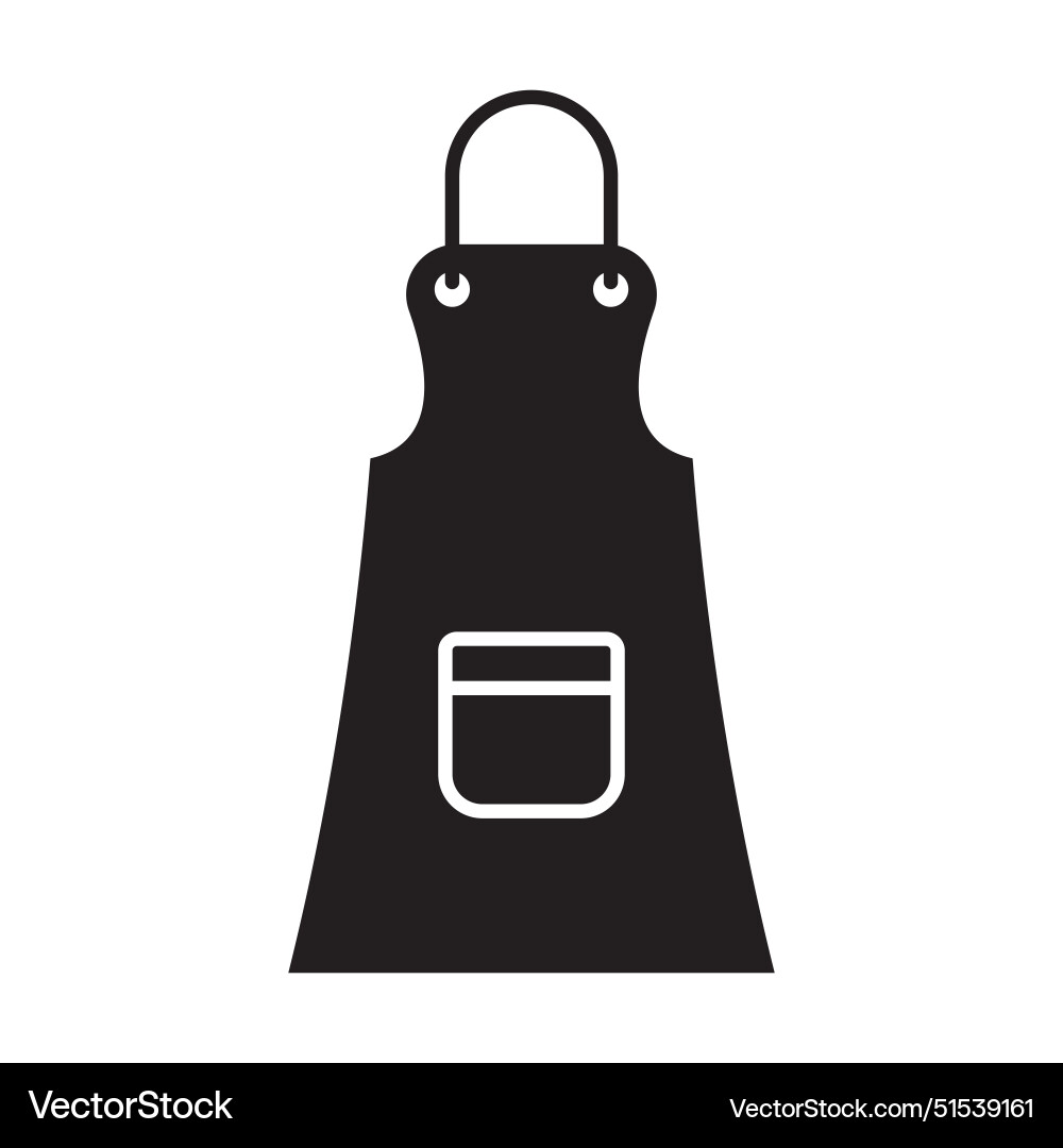 Apron symbol icon Royalty Free Vector Image - VectorStock