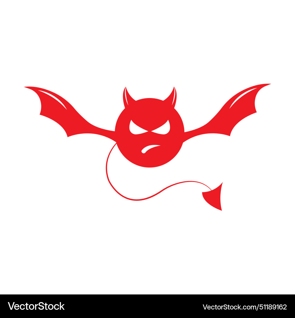 Devil logo Royalty Free Vector Image - VectorStock
