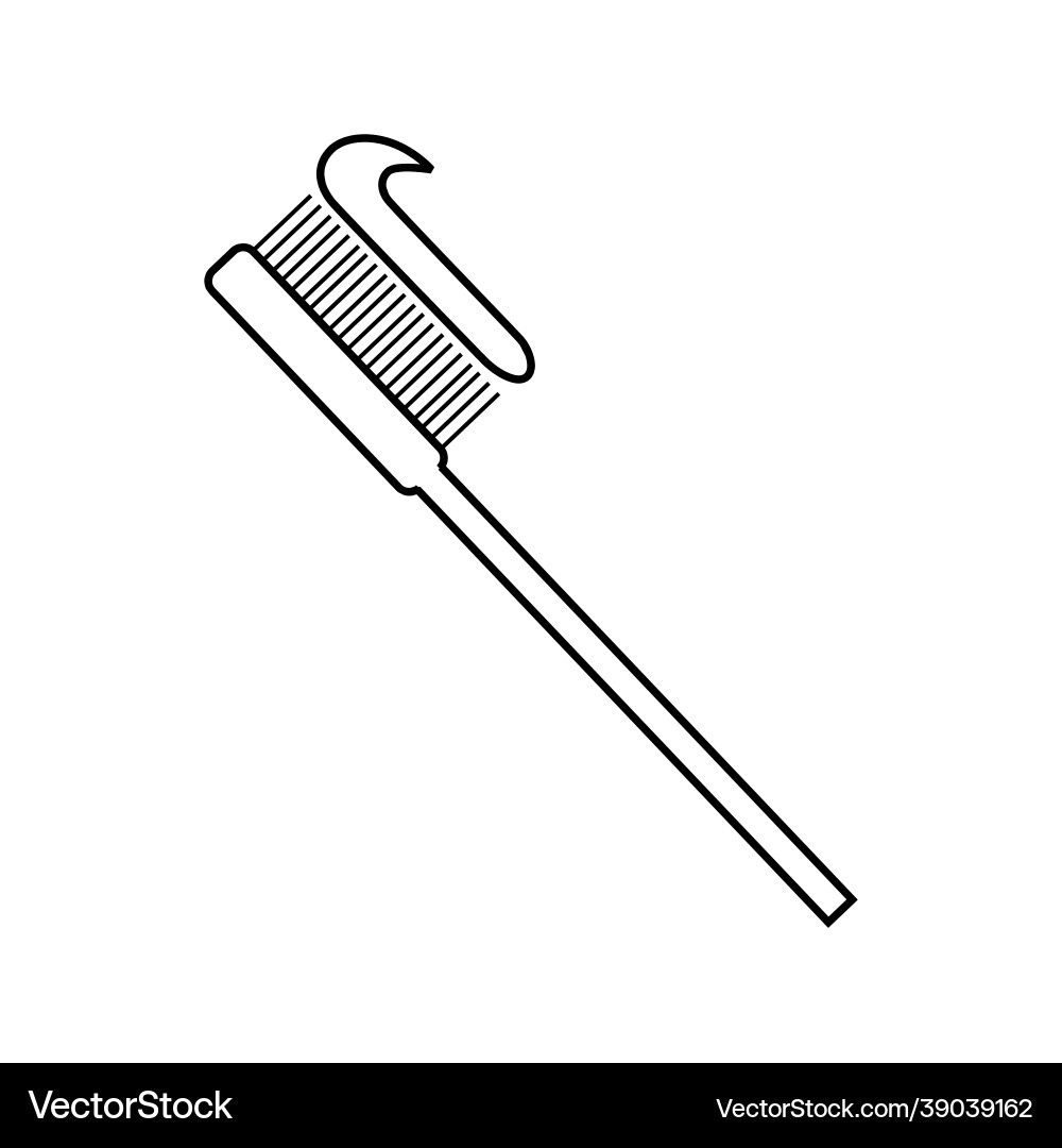 Toothbrush icon Royalty Free Vector Image - VectorStock