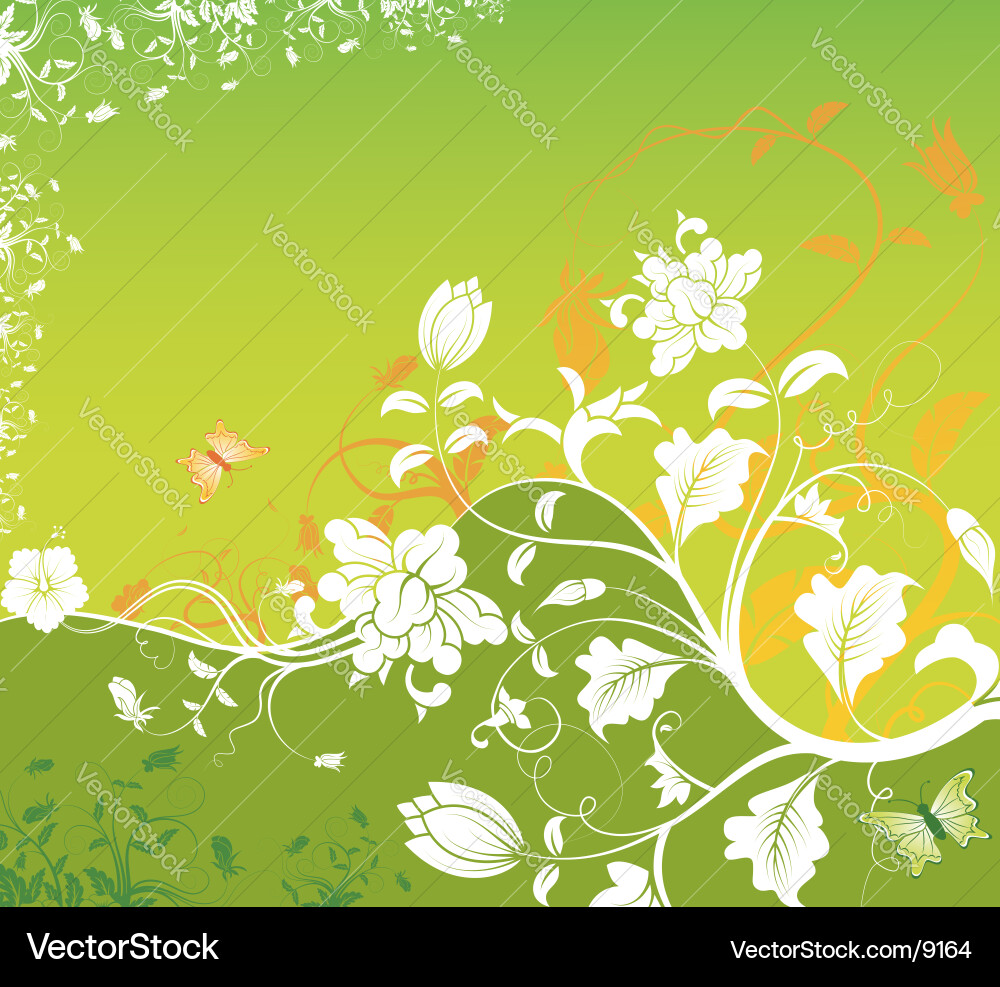 Background flower Royalty Free Vector Image - VectorStock