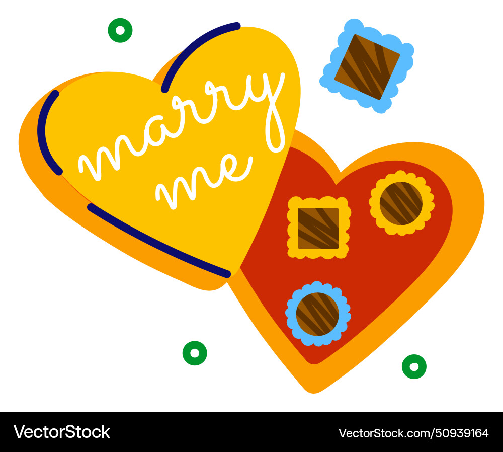 Chocolate box Royalty Free Vector Image - VectorStock