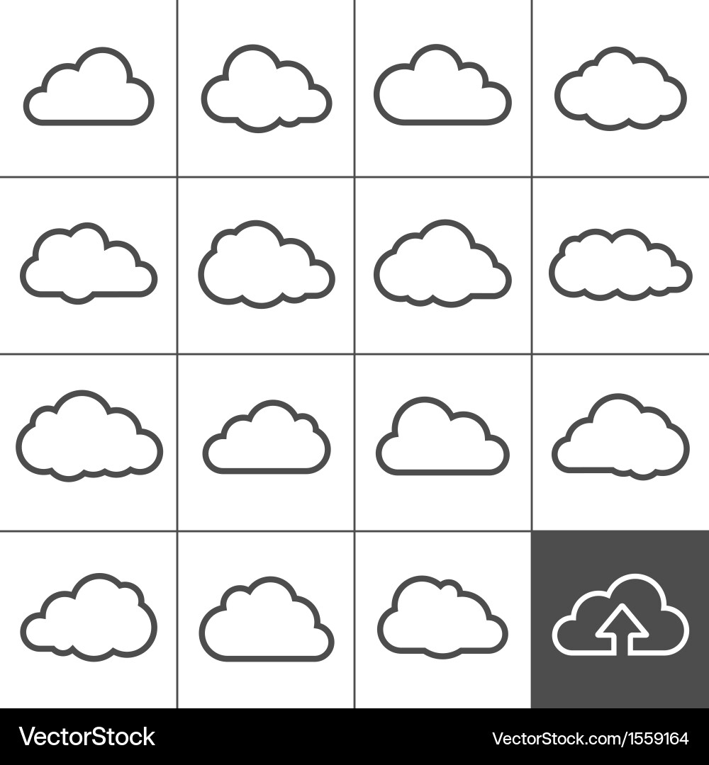 Free Cloud Vector Images (over 25,000)