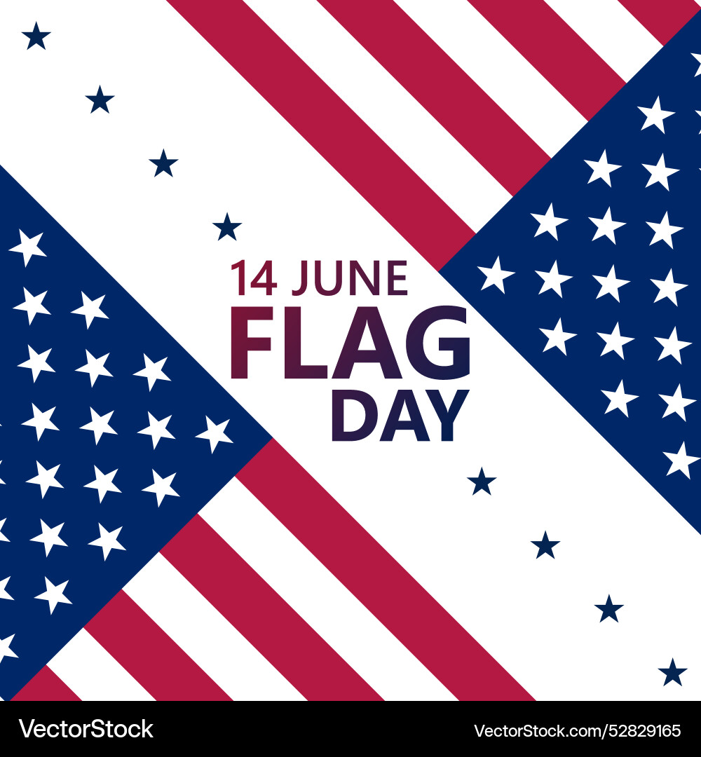 Flag day banner Royalty Free Vector Image - VectorStock
