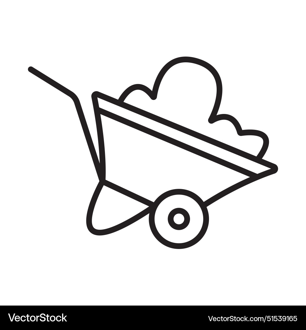 Garden stuff icon symbol Royalty Free Vector Image