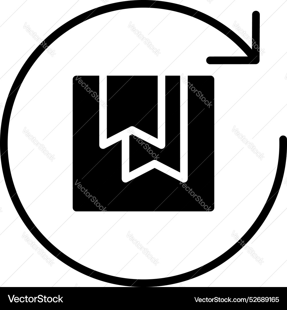 Return icon Royalty Free Vector Image - VectorStock