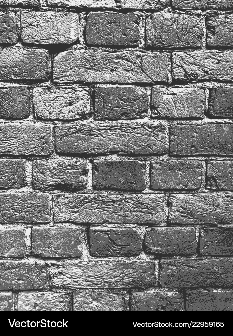 Weathered Brick Texture Royalty Free Vector Image