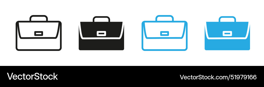 Case icon business briefcases and storage ideal Vector Image