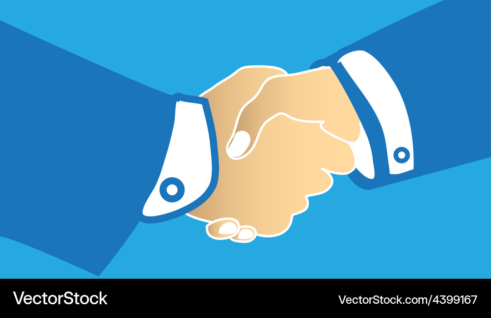 Handshake Royalty Free Vector Image - VectorStock