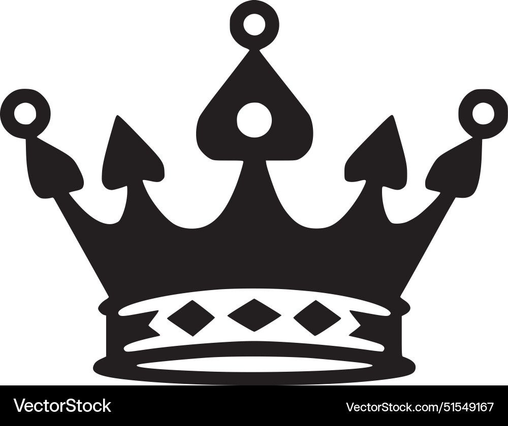 King - minimalist and simple silhouette Royalty Free Vector