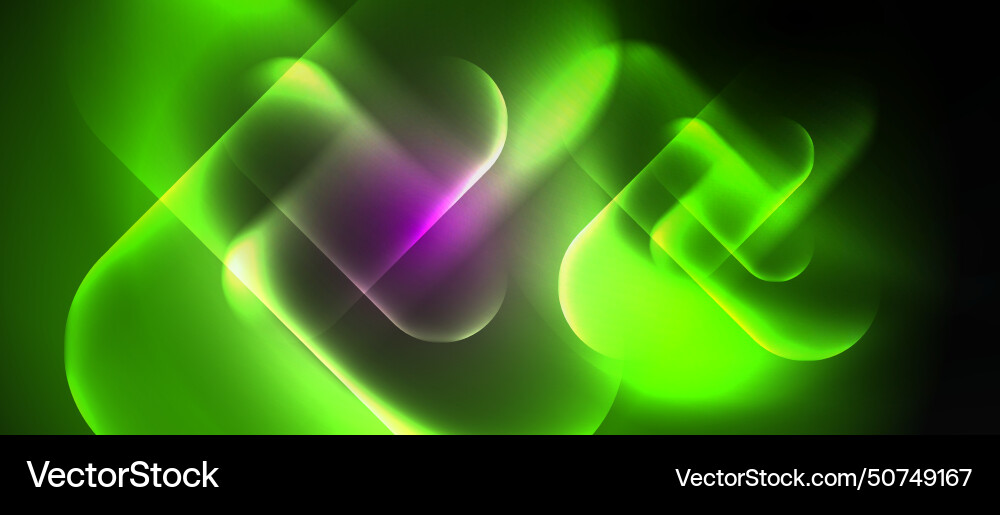 Shiny color neon glowing design Royalty Free Vector Image