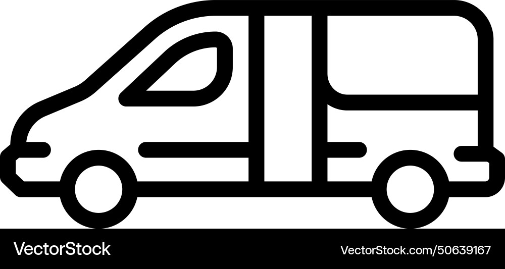 Van Royalty Free Vector Image - VectorStock