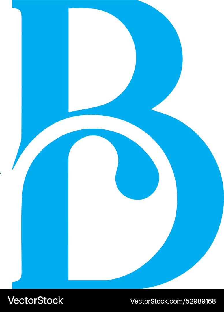 Br letter logo design template Royalty Free Vector Image