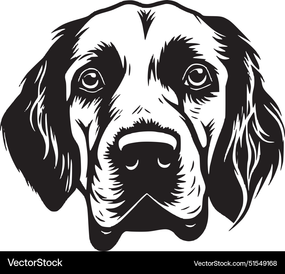Labrador retriever - minimalist and flat logo Vector Image