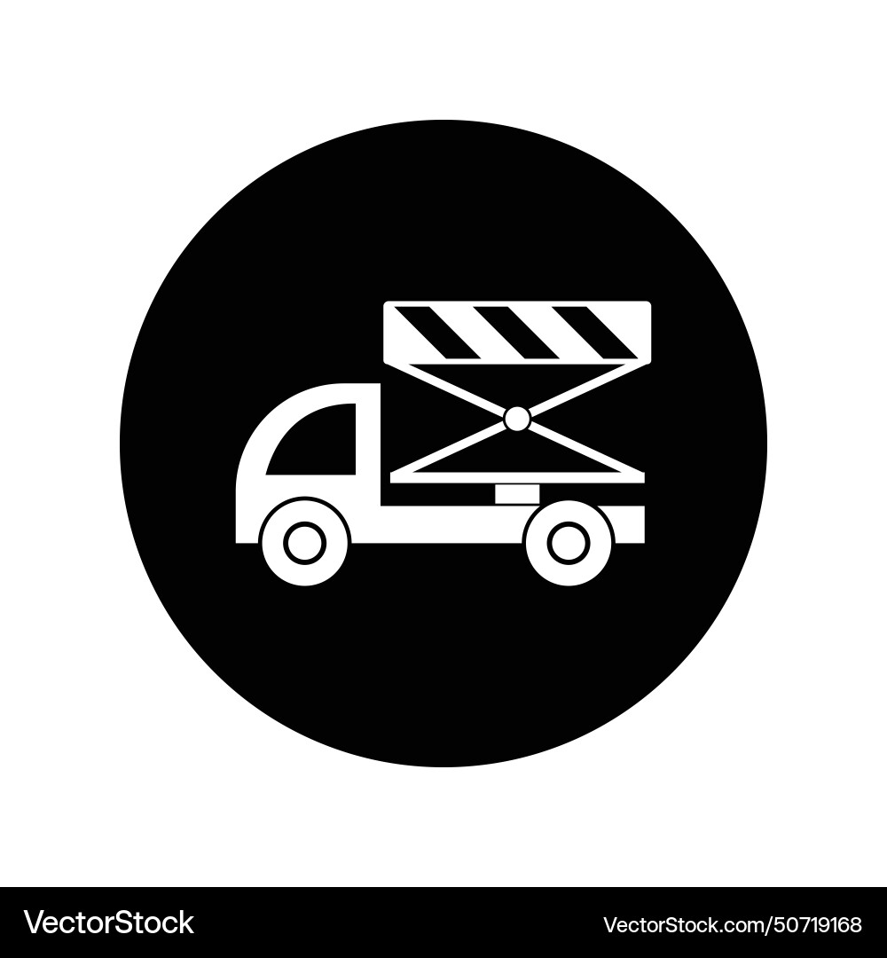 Lifting machine icon Royalty Free Vector Image