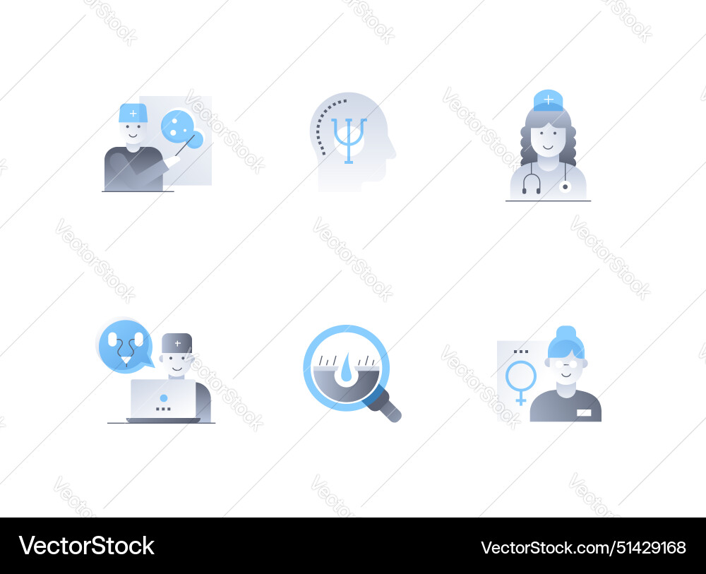 Professional medical assistance - flat design Vector Image
