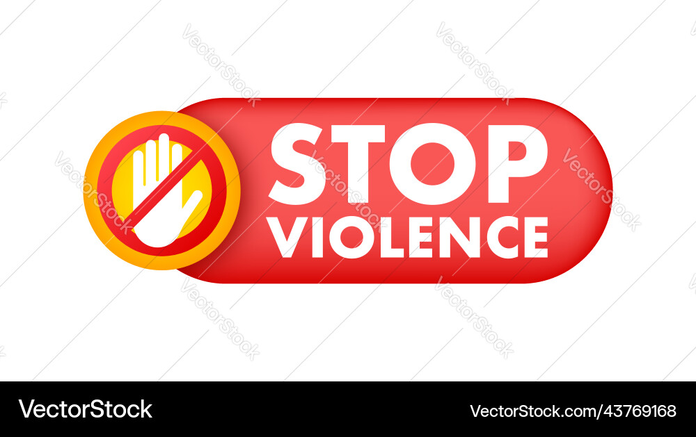 Stop Violence Against Women Royalty Free Vector Image