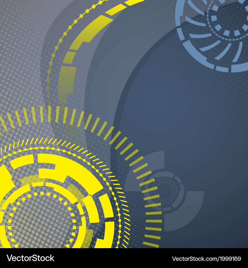 Abstract technology mechanical background Vector Image