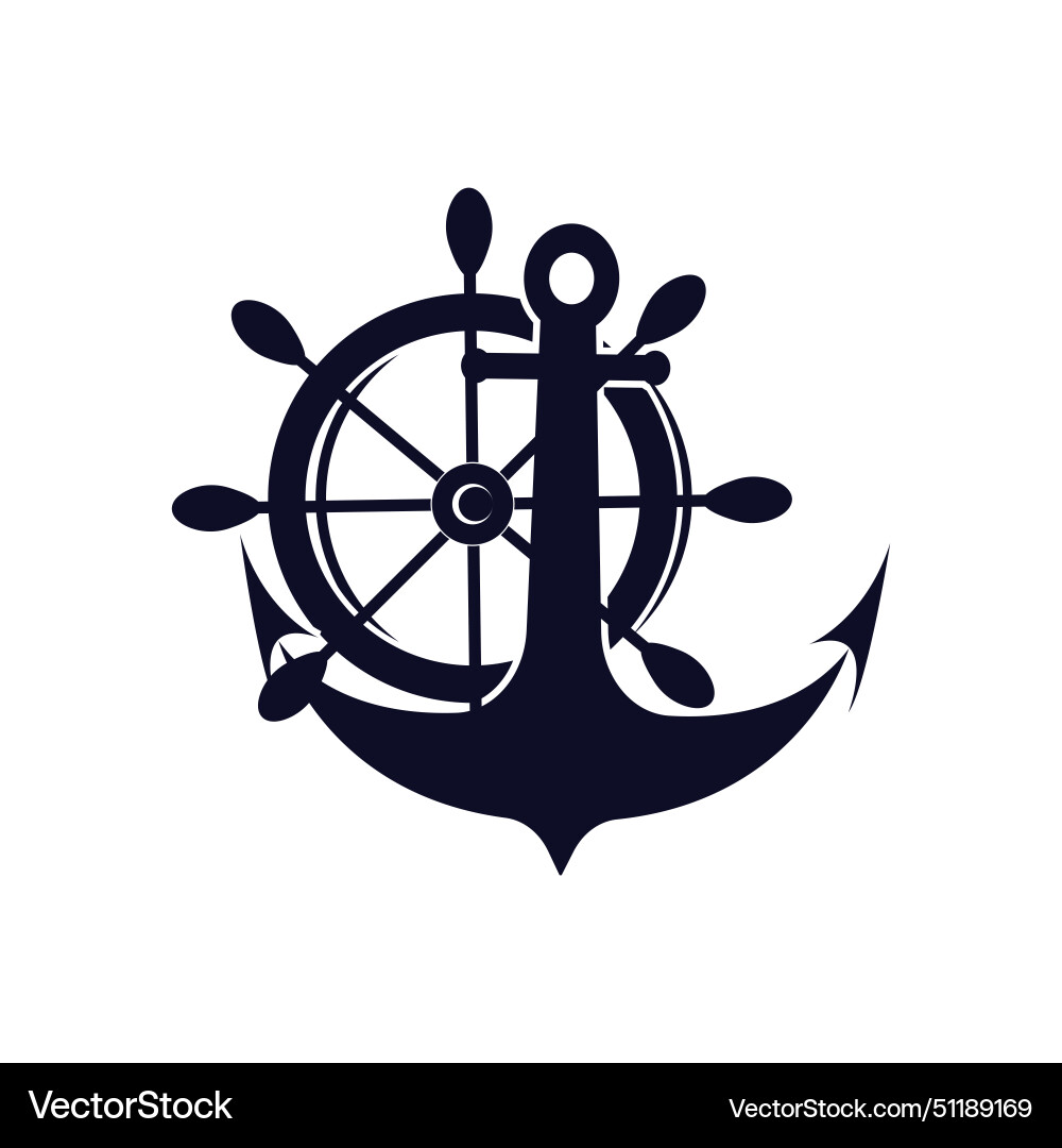 Anchor logo Royalty Free Vector Image - VectorStock
