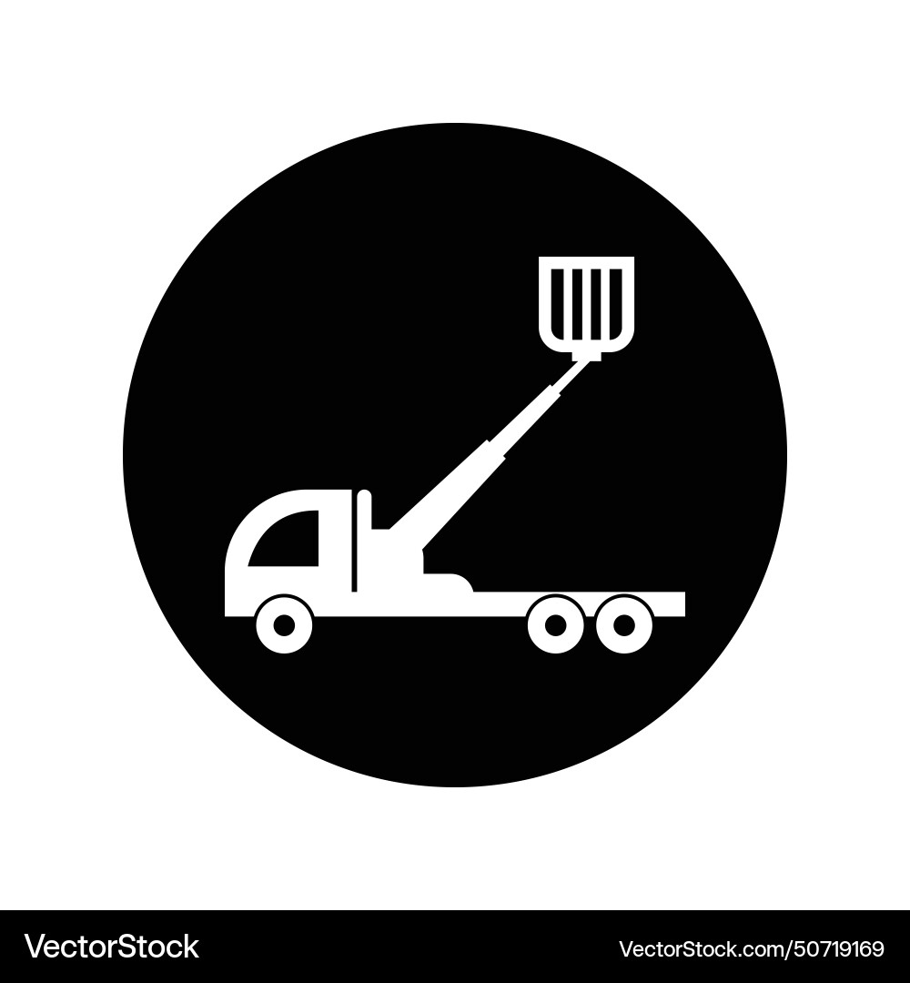 Lifting machine icon Royalty Free Vector Image