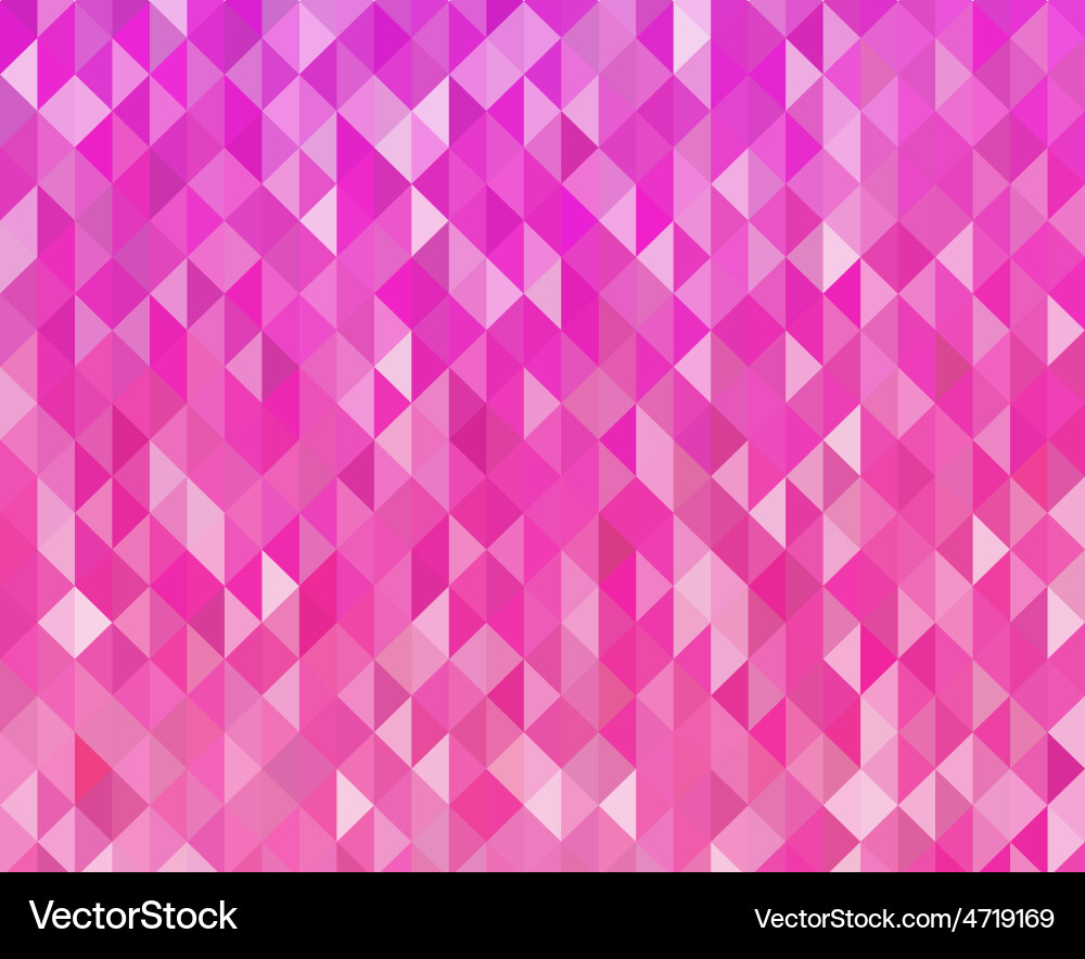 Pink Geometric Triangle Background Royalty Free Vector Image