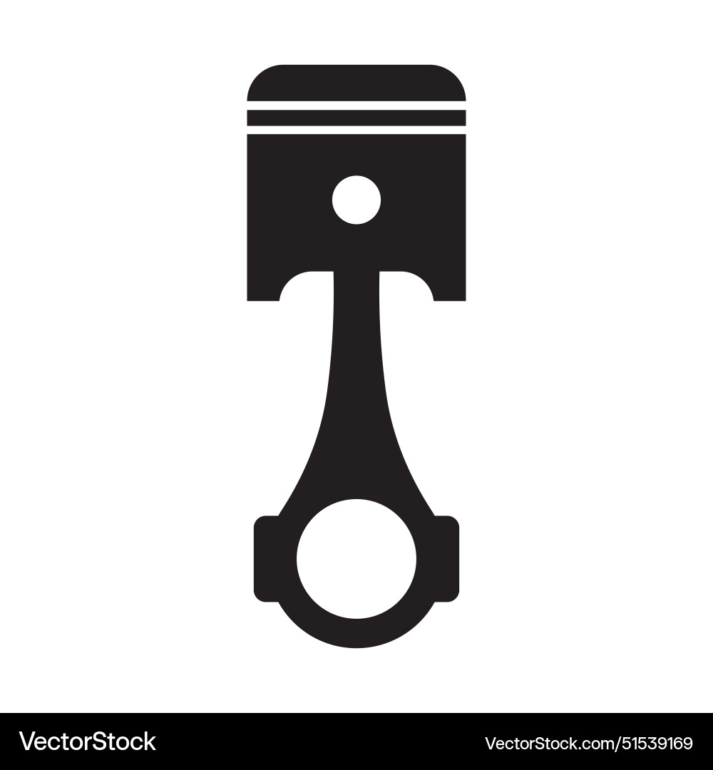 Piston icon symbol Royalty Free Vector Image - VectorStock