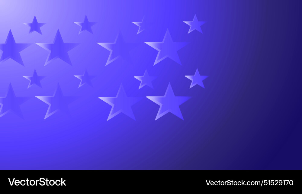 Creative stars wave background Royalty Free Vector Image