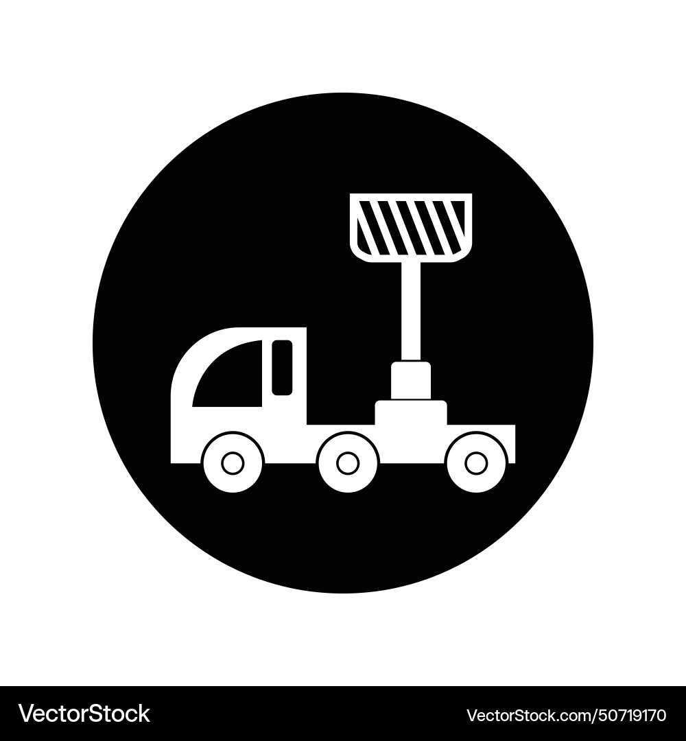 Lifting machine icon Royalty Free Vector Image