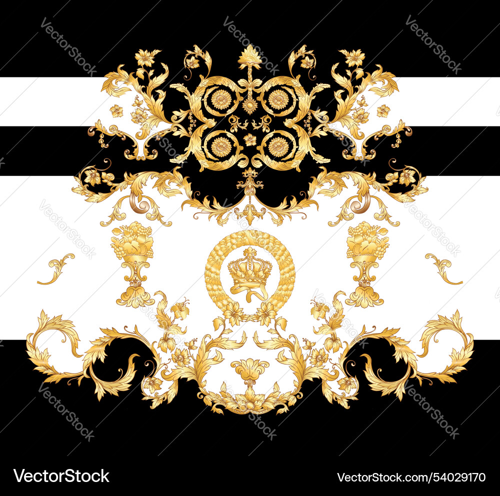 Versace Floral Pattern Vector Images (over 1,300)